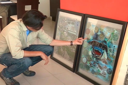 ¿En qué consiste la técnica de colografía?