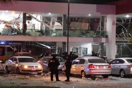 Se registra explosión en centro comercial en Culiacán, Sinaloa